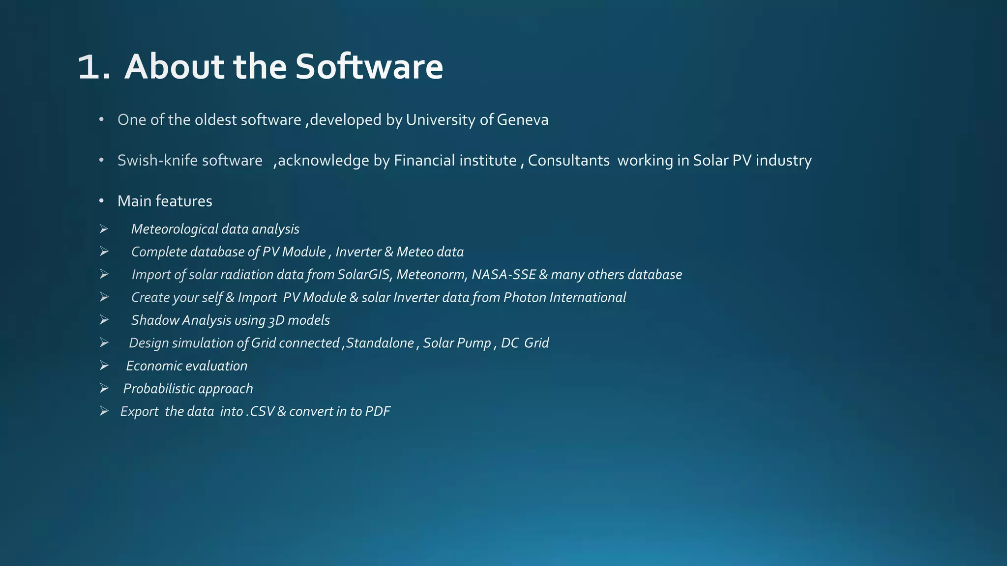Steps To Simulate Grid Connected Solar Pv Project Through Pvsyst