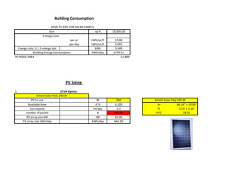 PV System Sizing | PDF