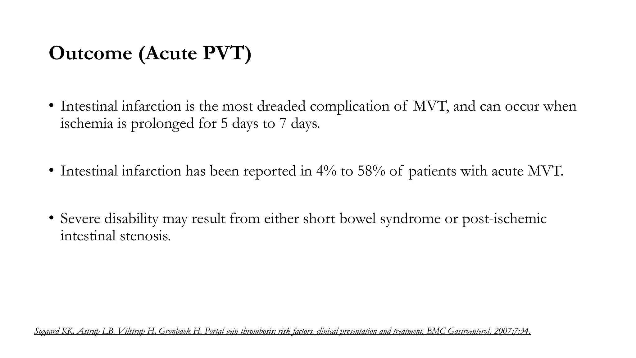 PORTAL VEIN THROMBOSIS | PPTX