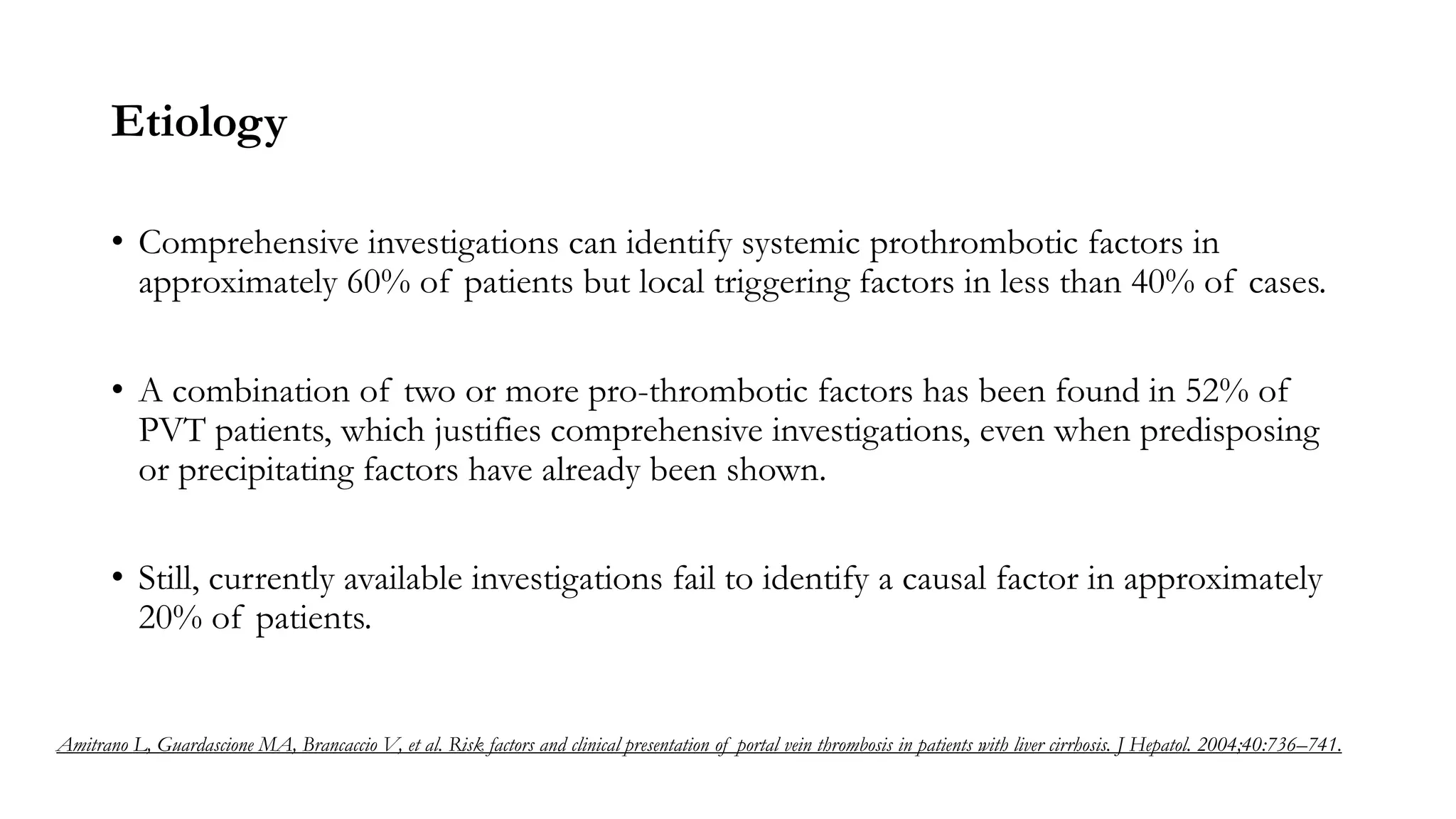PORTAL VEIN THROMBOSIS | PPTX