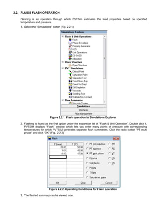 PVTSim - Beginners Guide & Tutorial (Multi-Phase Calculations) | PDF