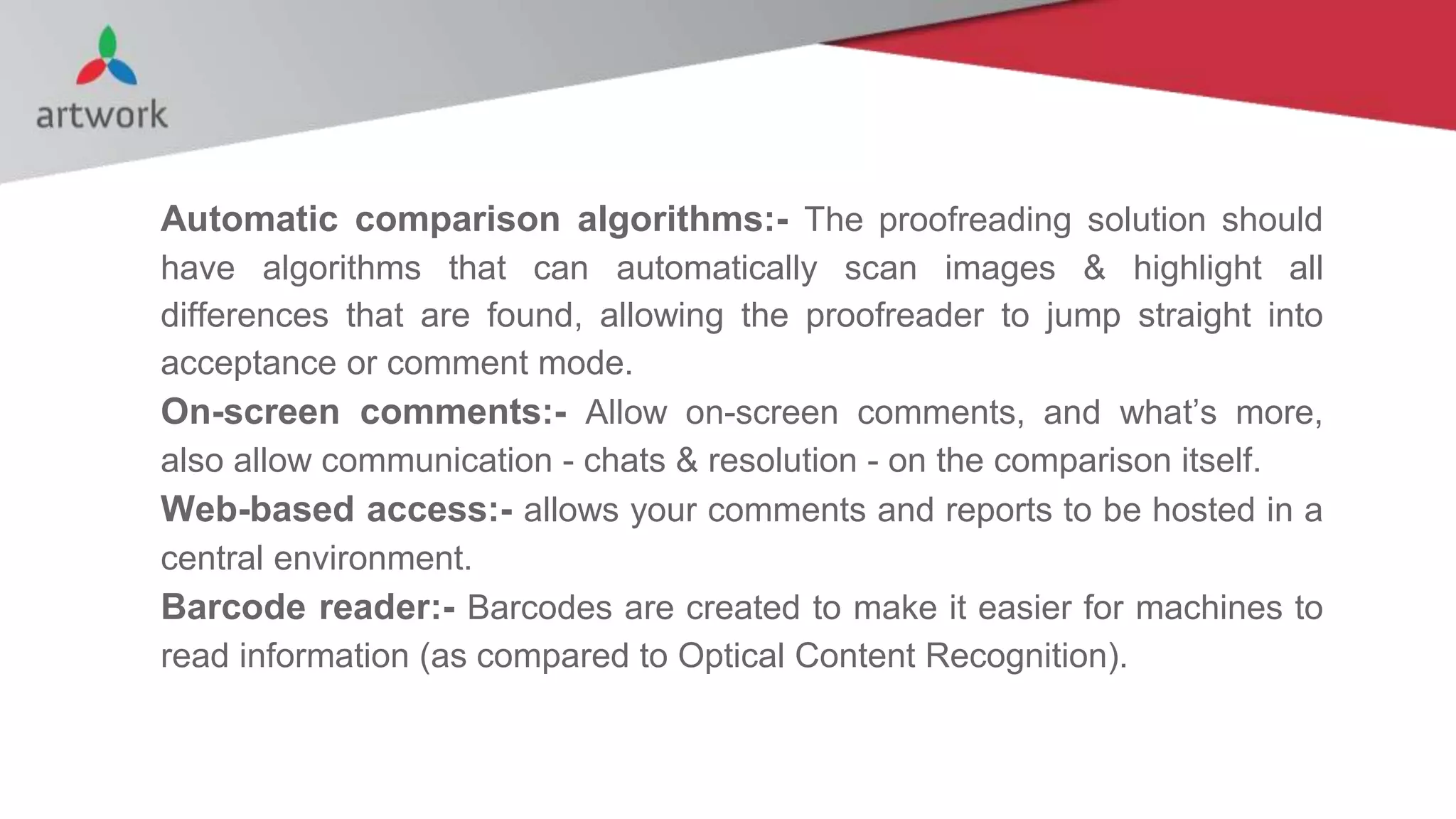 Checklist for artwork management software | PPTX