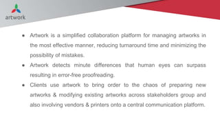 Checklist for artwork management software | PPTX
