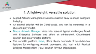 Checklist for artwork management software | PPTX