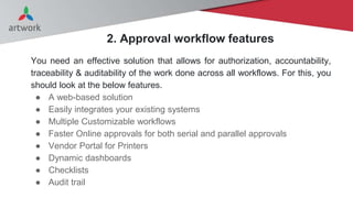 Checklist for artwork management software | PPTX