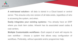 Checklist for artwork management software | PPTX