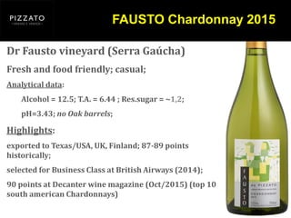 Pizzato's Fausto wines | PPT