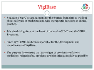 WHO International Drug Monitoring Program | PPTX