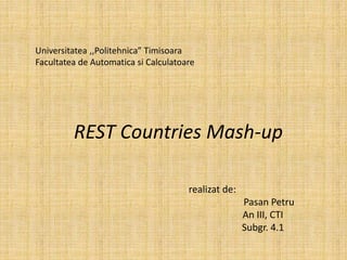 REST Countries Api | PPT