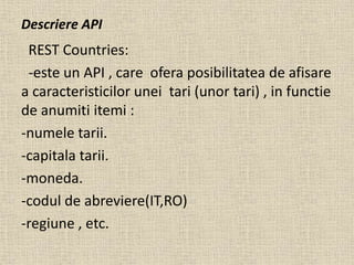 REST Countries Api | PPT
