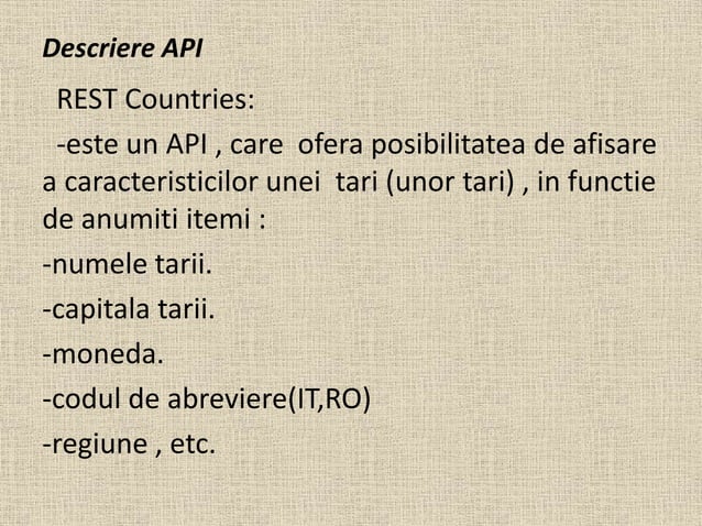 REST Countries Api | PPT