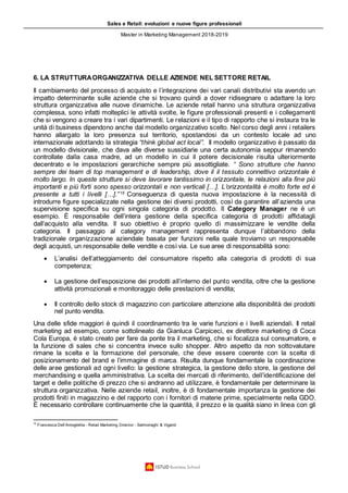 Sales and Retail: evoluzione e nuovi profili professionali | DOCX