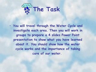 Pw water cycle | PPT | Chemistry | Science