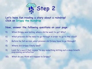 Pw water cycle | PPT | Chemistry | Science