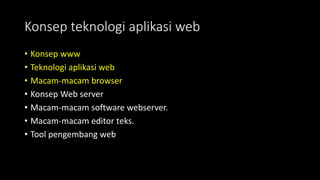 PEMOGRAMAN WEB & PERANGKAT BERGERAK | PPTX