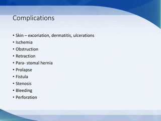 Stoma management | PPTX