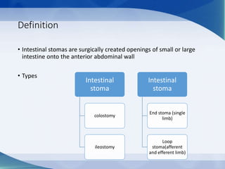 Stoma management | PPTX