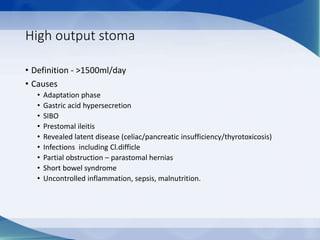 Stoma management | PPTX
