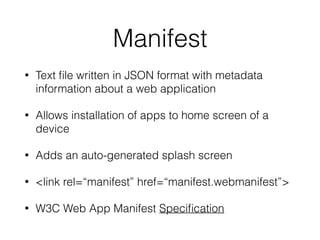 Progressive Web Apps | PPT