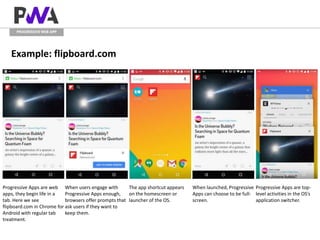 Progressive Web App | PPTX | Web Development | Internet