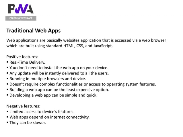 Progressive Web App Ppt