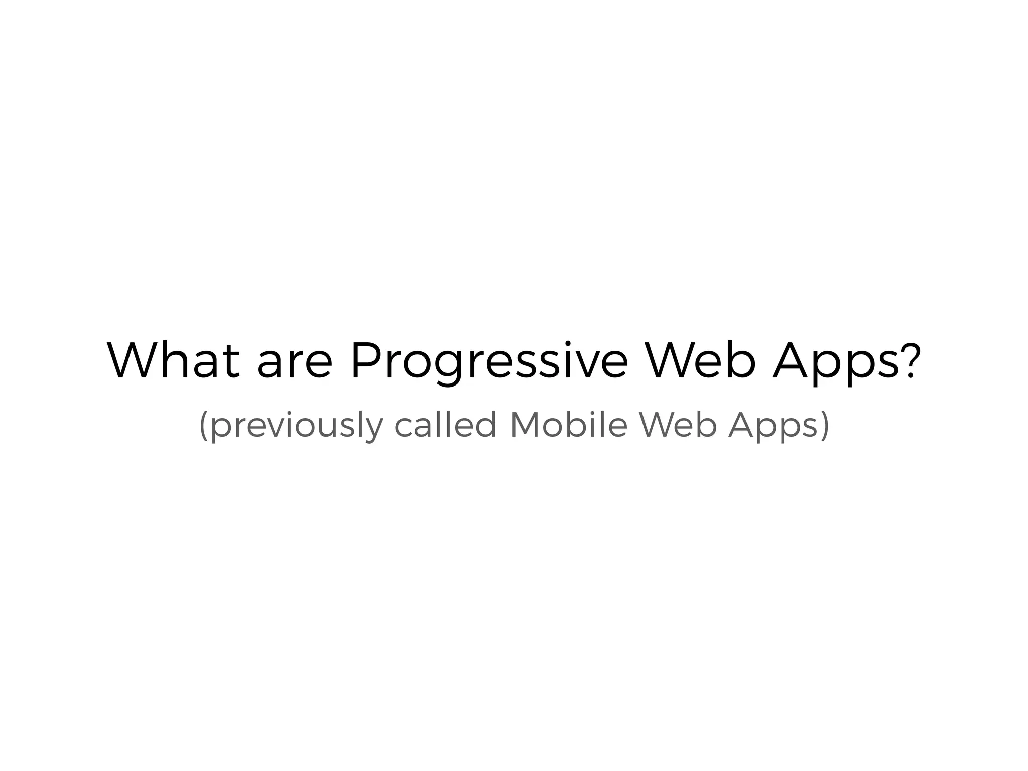 Progressive Web Apps and WordPress | PPT