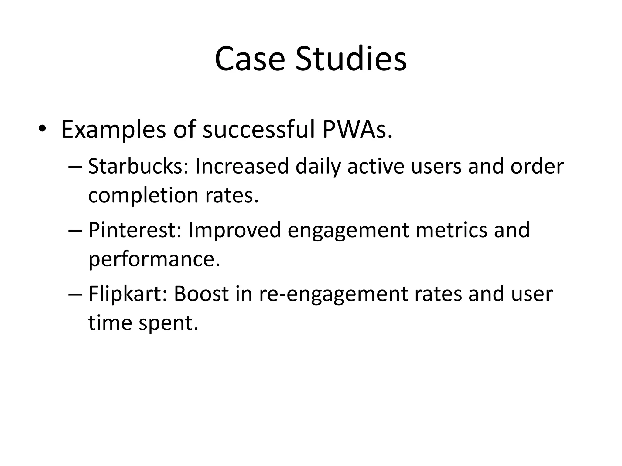 PWA Presentation Document and implementation | PPTX