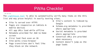 PWA - Progressive Web App | PPTX