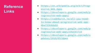 PWA - Progressive Web App | PPTX