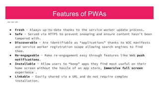 PWA - Progressive Web App | PPTX