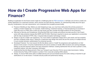 PWAs For Finance Guide_ How To Create A PWA Fintech App.pdf