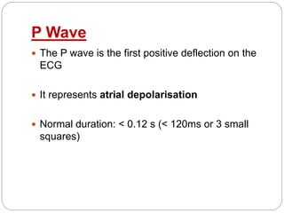 P wave (ECG) - Dr. Akif Baig | PPTX