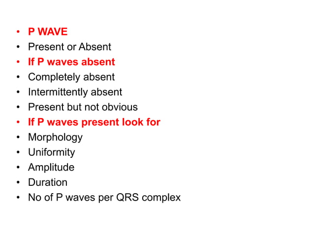 P WAVE IN ECG,ABNORMALITIES OF P WAVE IN ECG | PPTX | Heart and Cardiovascular Diseases ...