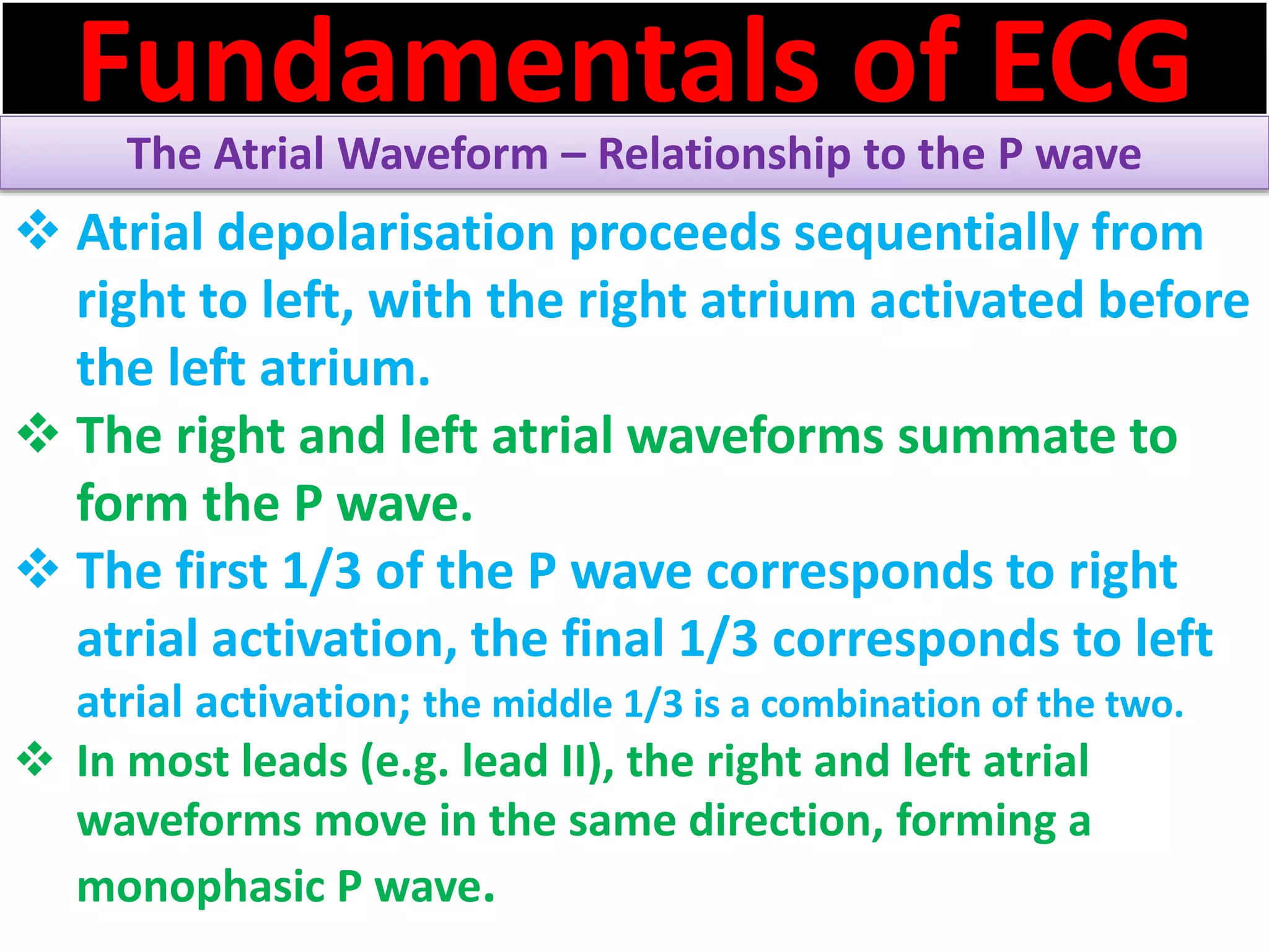 P wave abnormalities in ECG | PPSX