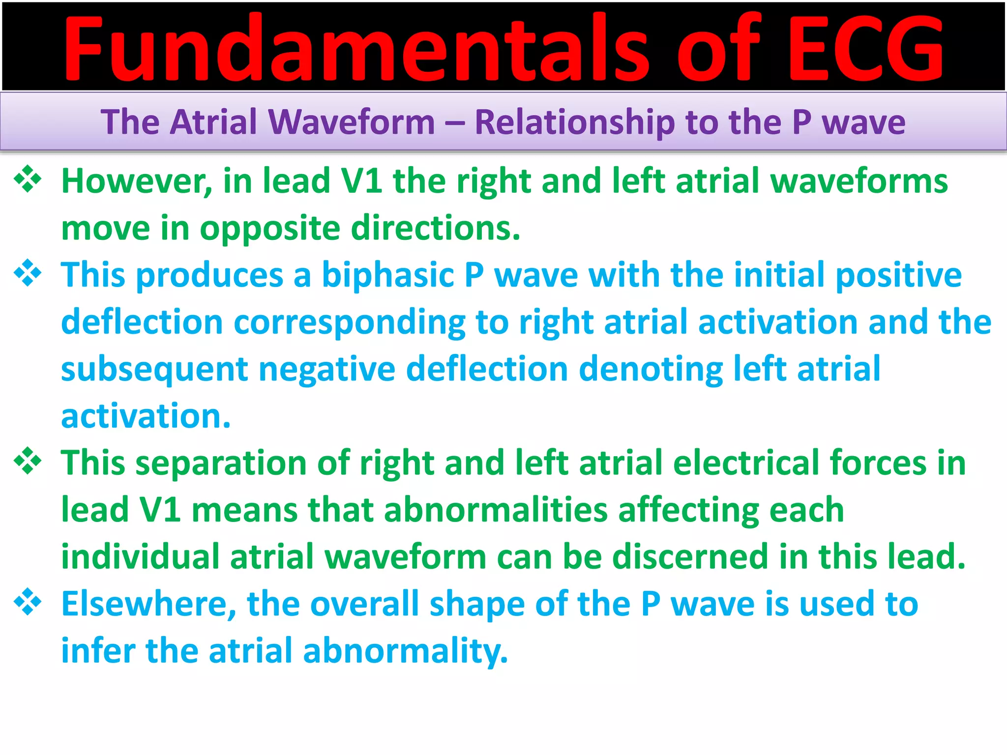 P wave abnormalities in ECG | PPSX