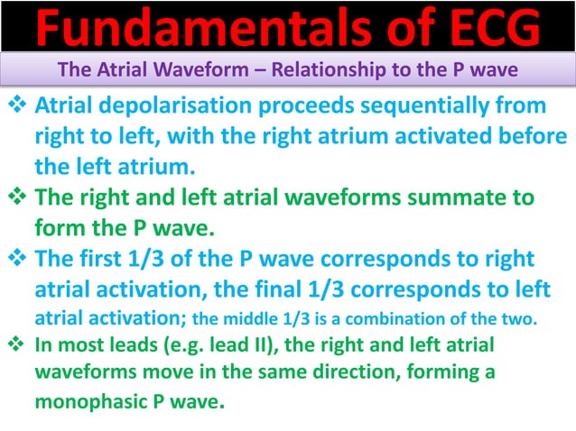 P wave abnormalities in ECG | PPSX | Heart and Cardiovascular Diseases | Diseases and Conditions