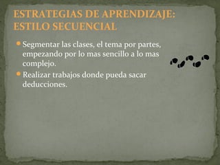 Estilos de aprendizaje | PPT