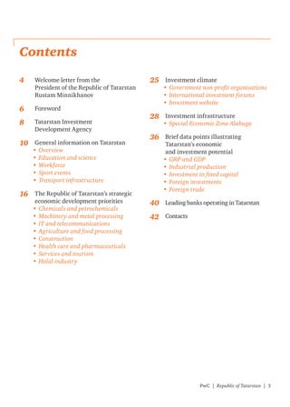 pwc - Guide to Investment - Republic of Tatarstan | PDF