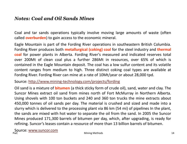 Pwc basics-of-mining-2-som-mining-methods | PDF