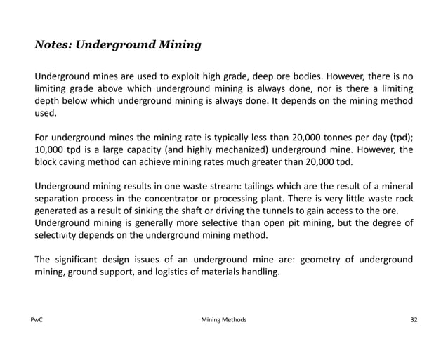 Pwc basics-of-mining-2-som-mining-methods | PDF