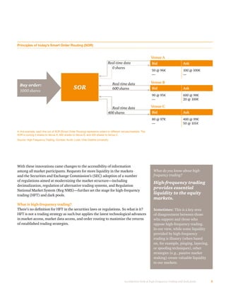 Pwc High Frequency Trading Dark Pools | PDF
