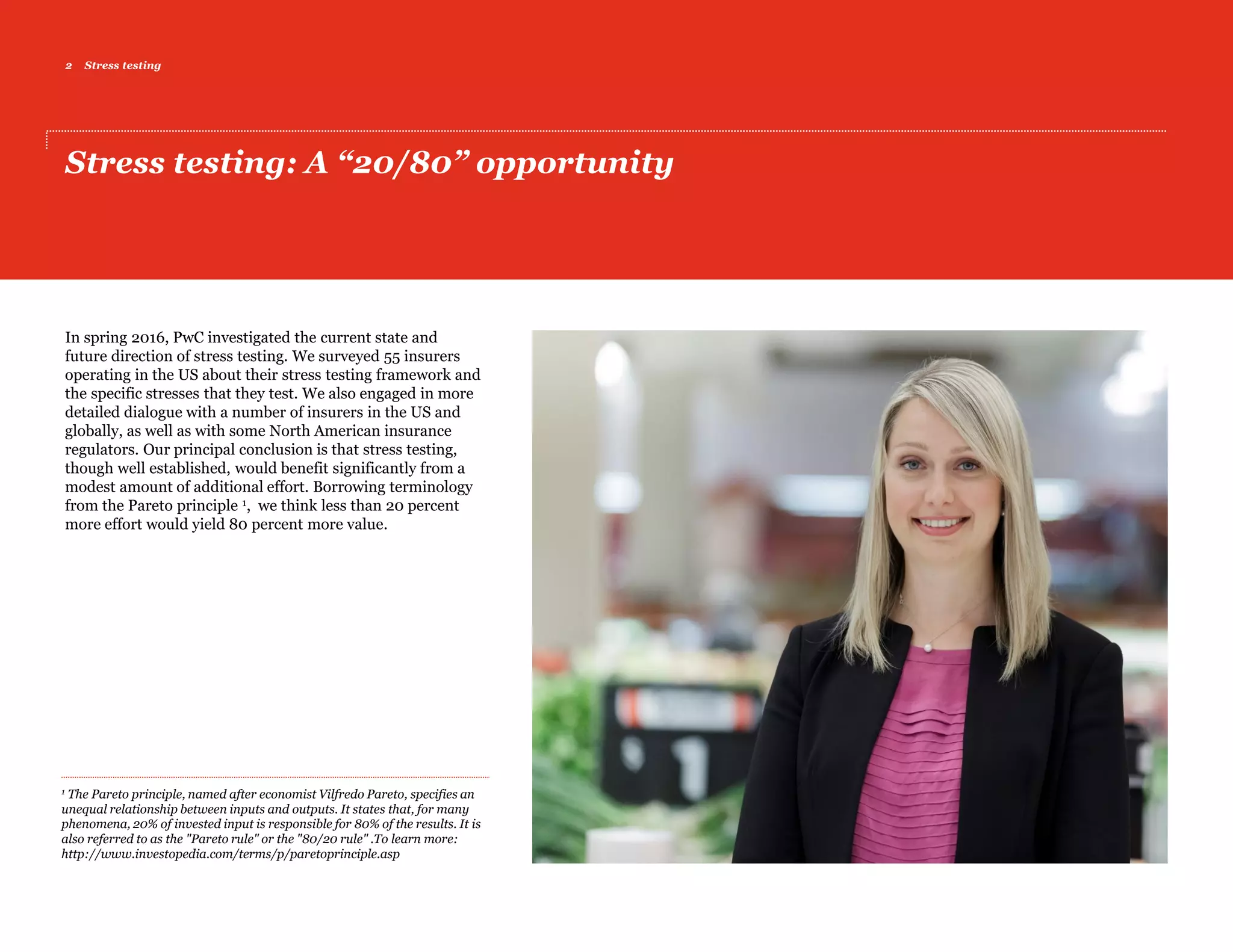 PwC Insurance -Stress-testing | PDF | Financial Industry | Industries