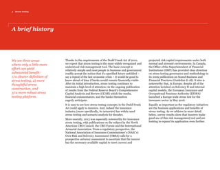 PwC Insurance -Stress-testing | PDF | Financial Industry | Industries