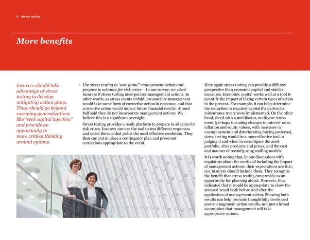 PwC Insurance -Stress-testing | PDF | Financial Industry | Industries