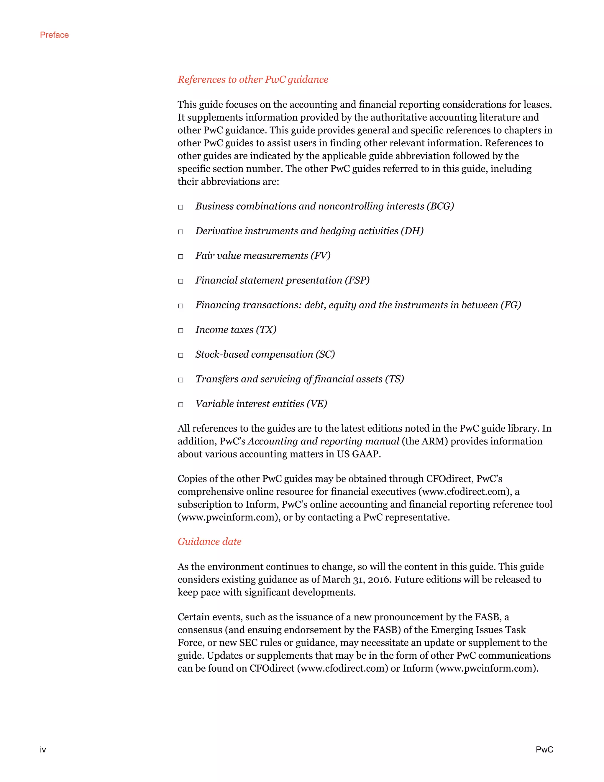 PwC Lease Accounting Guide | PDF | Business Accounting & Finance | Business