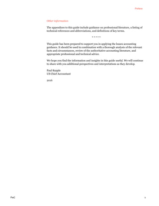 PwC Lease Accounting Guide | PDF