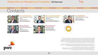 PwC Observatory 2023 ManCo | PDF