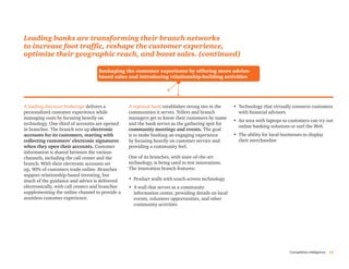 Rebooting the branch: Branch strategy in a multi-channel, global ...