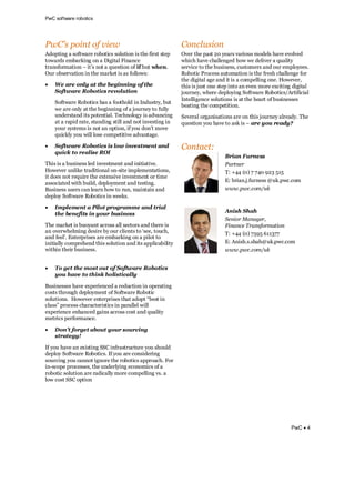 PWC Software Robotics | PDF