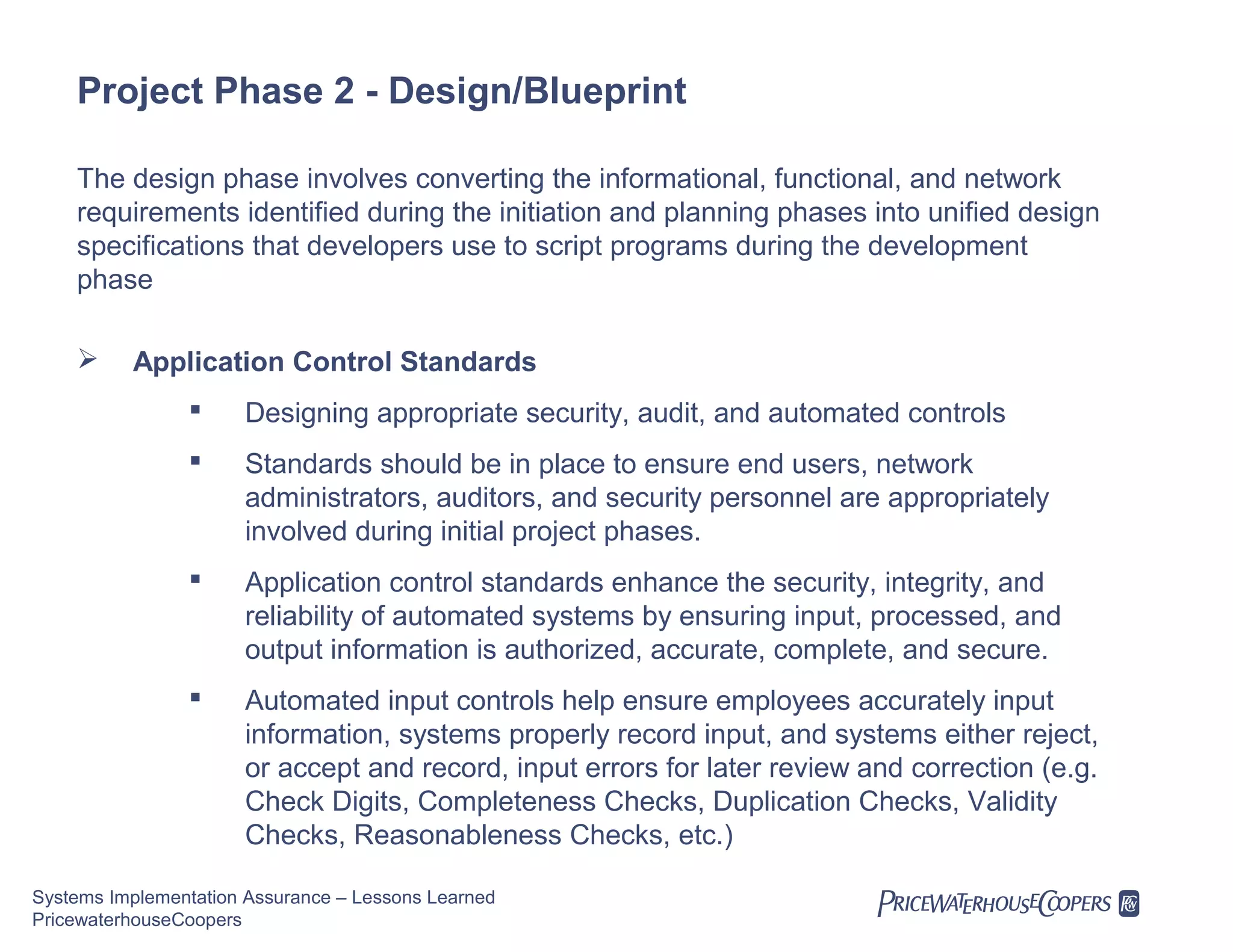 Pwc systems-implementation-lessons-learned | PPT